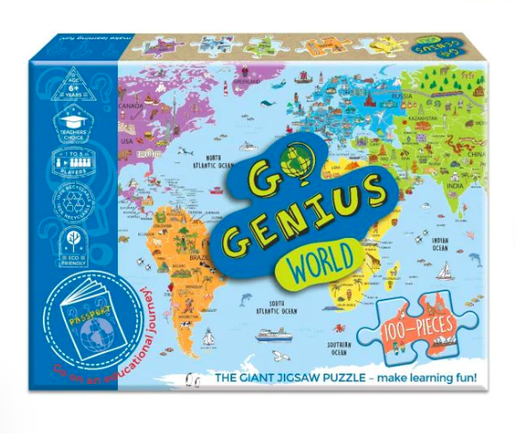 The Giant Jigsaw Puzzle - World - GO GENIUS | CALLA COLLECTIVE